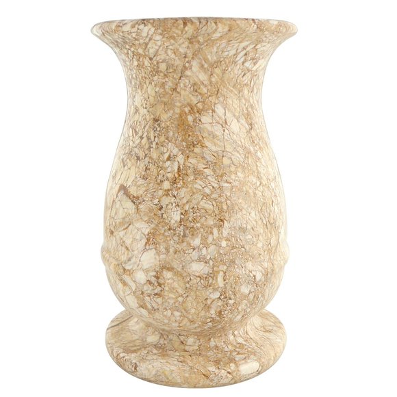 Accents | 199s Vintage Beige And Tan Philippine Marble Stone Short ...